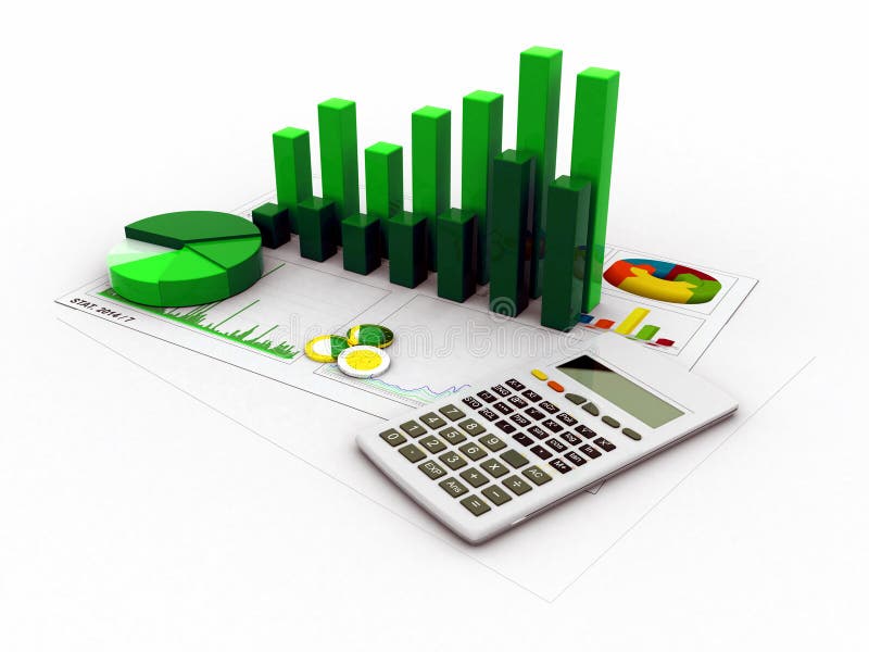 Analisi di statistica illustrazione di stock. Illustrazione di vetro ...