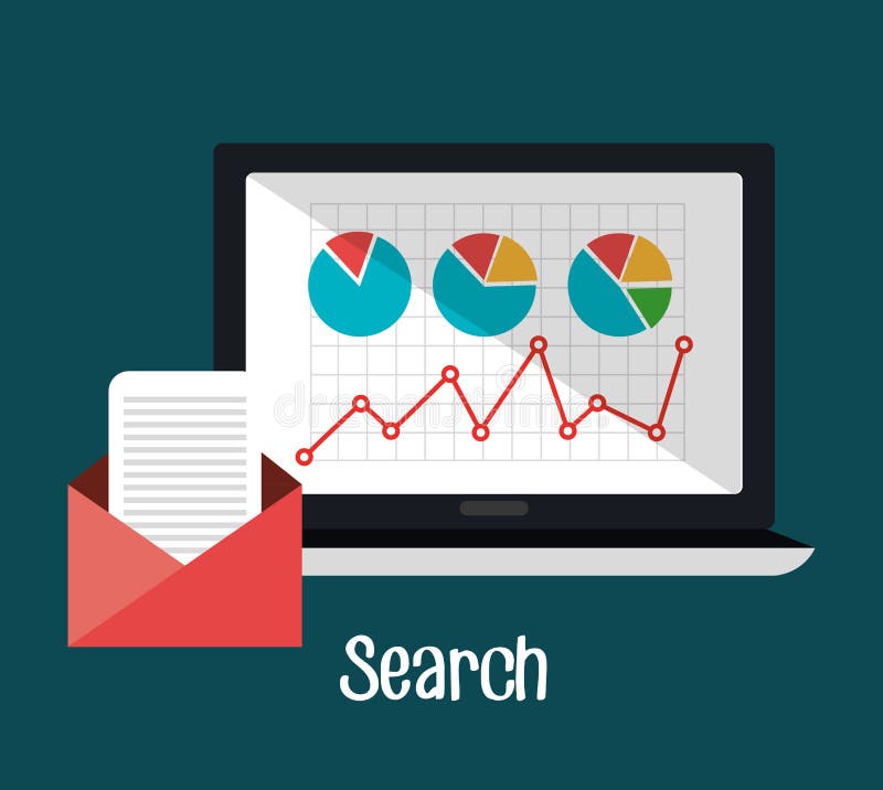 Analitycs Search Information Stock Illustration - Illustration of ...