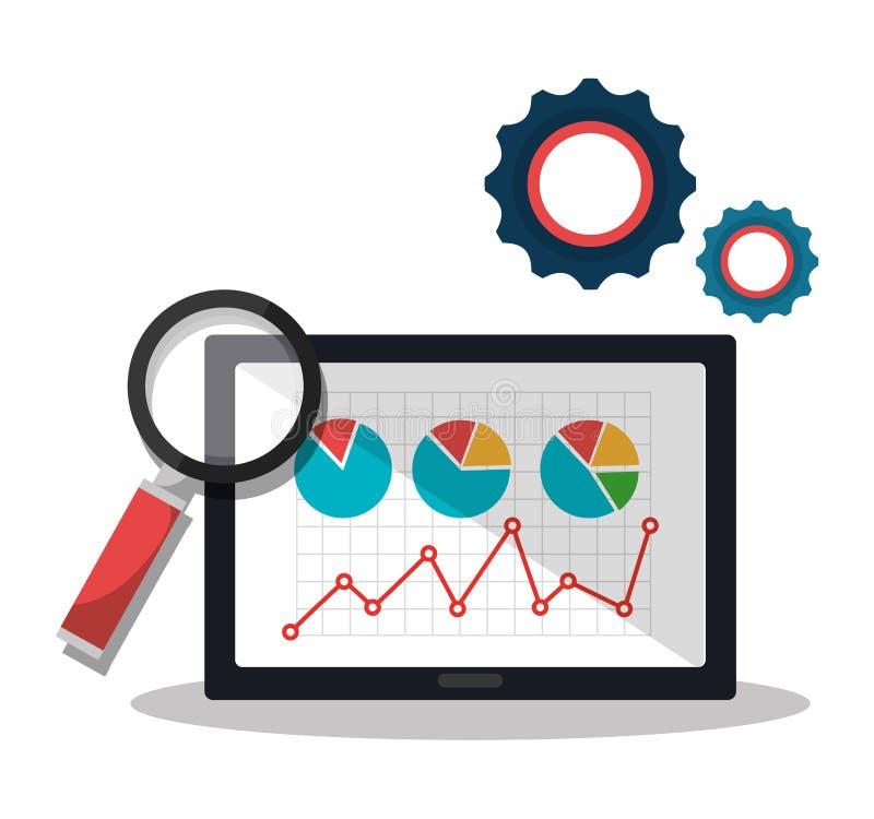 Analitycs Search Information Stock Illustration - Illustration of ...