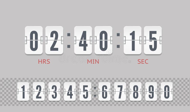 White Scoreboard Countdown Number Font. Retro Design Score Board Clock ... White Scoreboard Countdown Number Font. Retro Design Score Board Clock ...