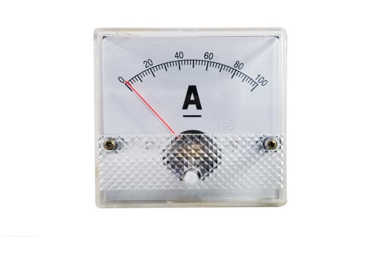 Analog Ammeter stock photo. Image of pointing, gauge - 359561572