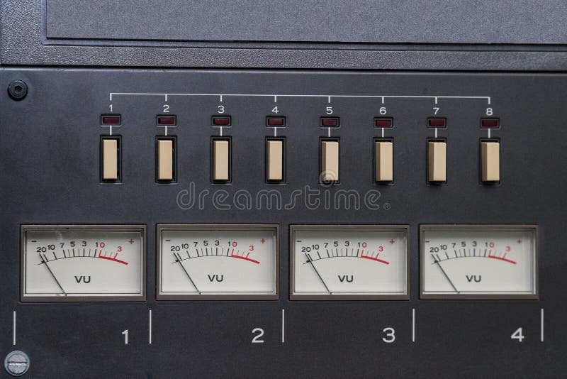 Analog Arrow Indicators on the Panel Stock Image - Image of channel ...