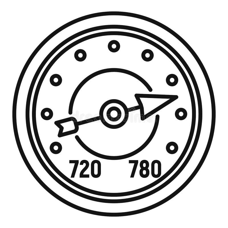 Analog Barometer Icon, Outline Style Stock Vector - Illustration of ... Analog Barometer Icon, Outline Style Stock Vector - Illustration of ...