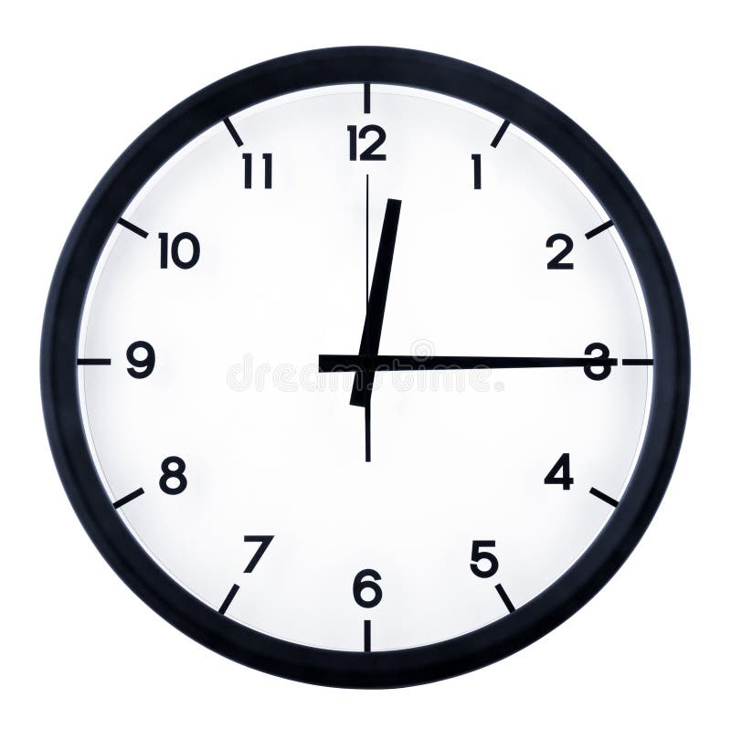 Clock 12:15 stock image. Image of clock, object, measurement - 102068887