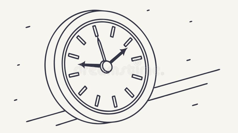 Analog Clock Face Vector Illustration, Vector Design Generative AI ...