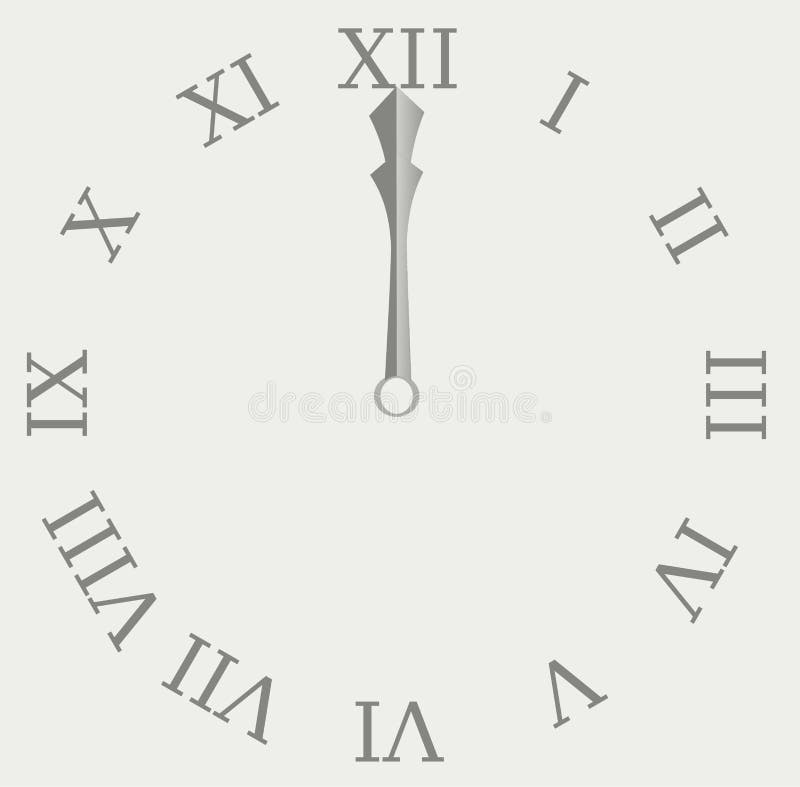 Plain Clock Face Vector Stock Illustrations – 164 Plain Clock Face ...