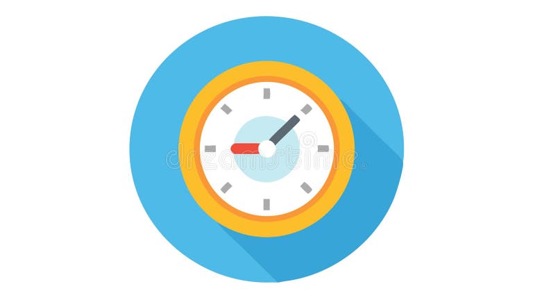 Analog Clock Icon, Time, Schedule, Appointment, Deadline, Vector Design Generative AI Stock ...