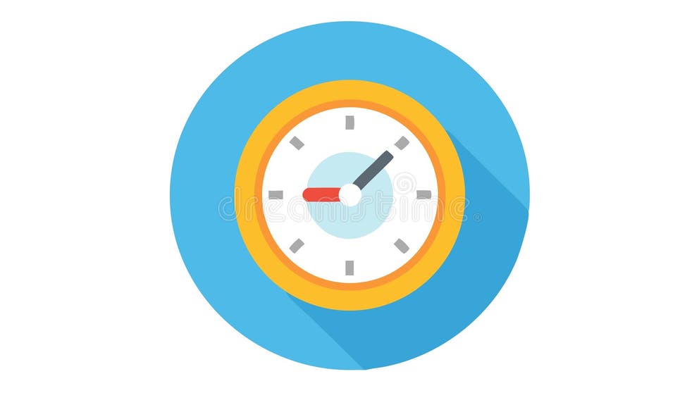 Analog Clock Icon, Time, Schedule, Appointment, Deadline, Vector Design ...