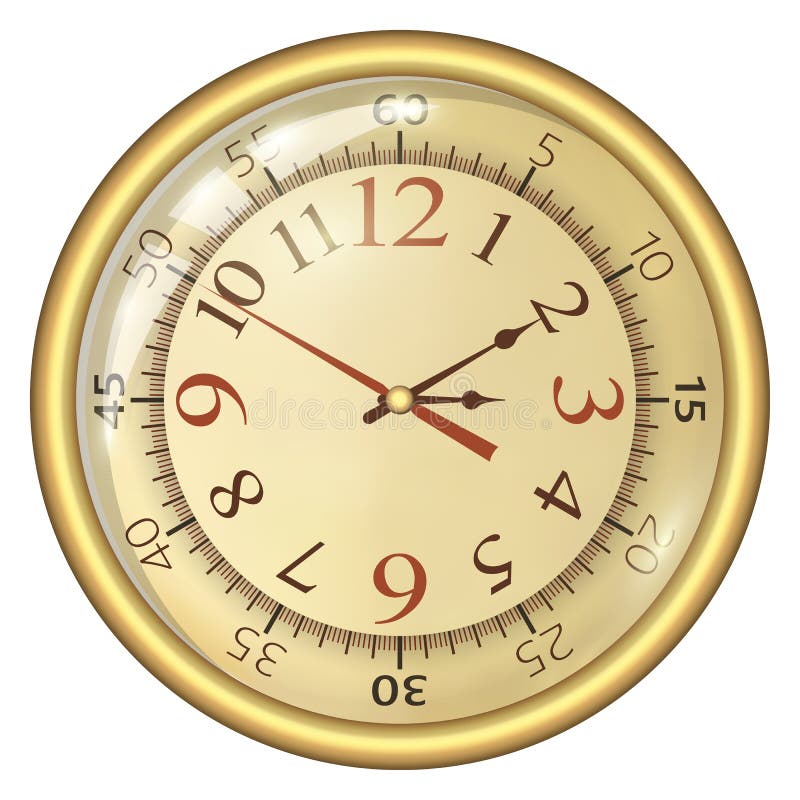 Analog Clock stock photo. Image of rush, seconds, closeup - 54652846