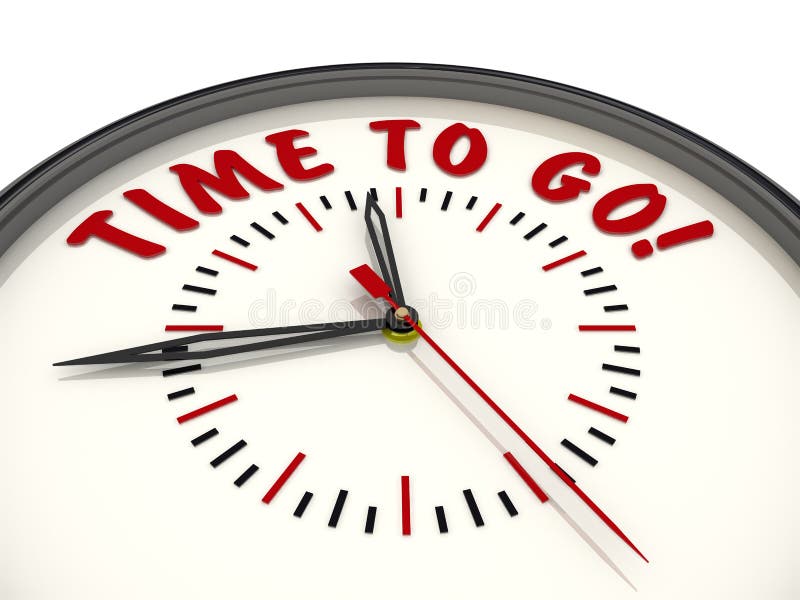 Time to go stock illustration. Illustration of keyboard - 151466777