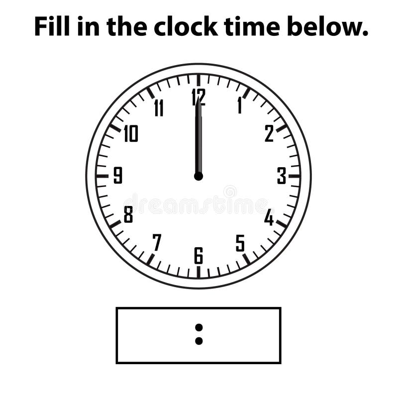 Analog Clock. What is the Time, Write the Learning Clock, and Math ...