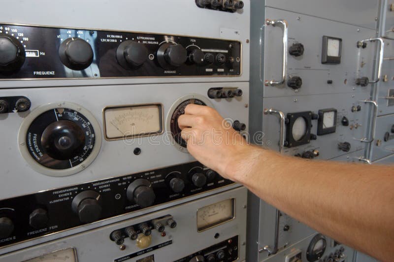 Analog tv control panel stock image. Image of slider - 37776433