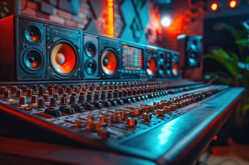 Analog and Digital Audio Mixing Console for Sound Engineers and ...