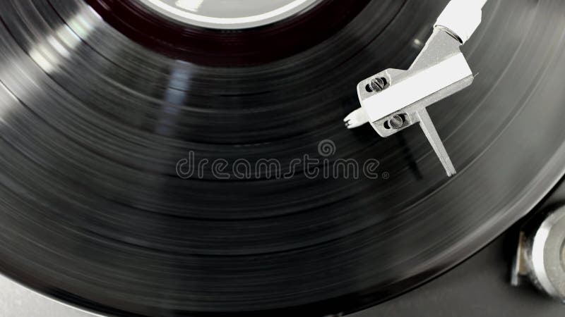Analog Disc Player with Long-playing Disc Stock Video - Video of disk ...