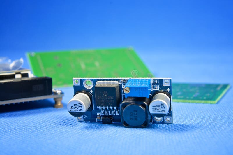 Analog Electronic Circuit - Custom Designed PCB Stock Photo - Image of ...