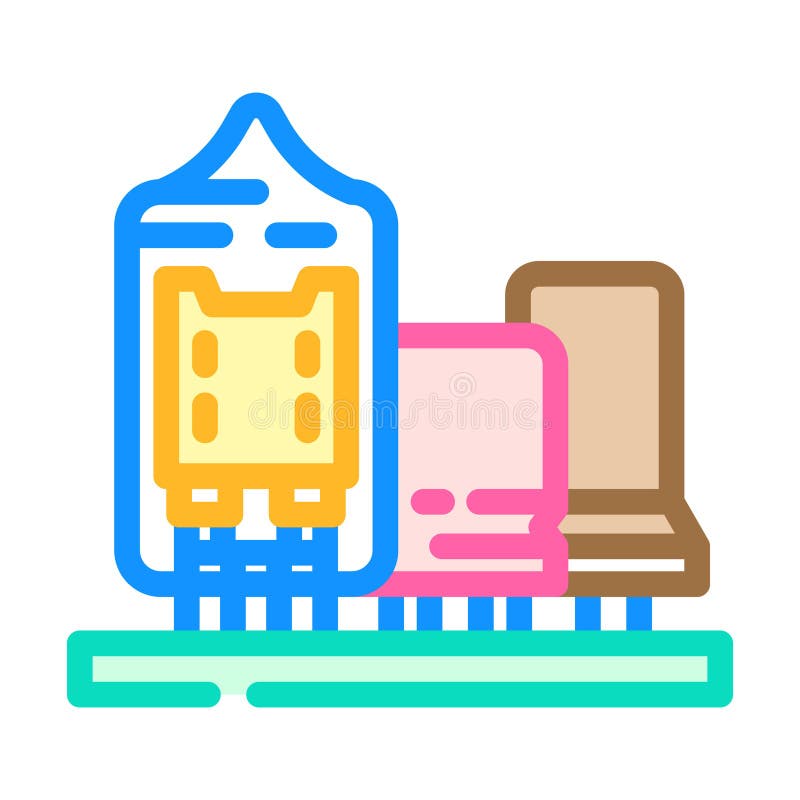 Analog Electronics Color Icon Vector Illustration Stock Vector ...