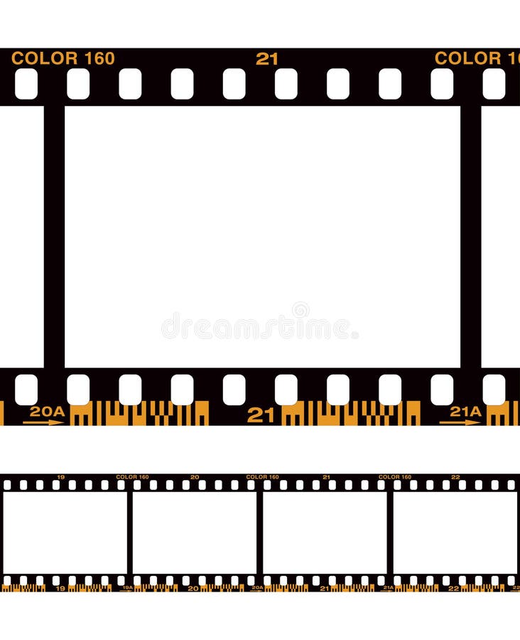 Photographic Analog Film Border Stock Vector - Illustration of ...