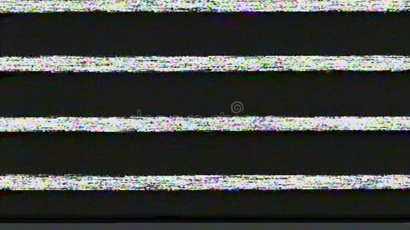 Analog Glitch Old Tv Static Noise Real Vhs Grain Stock Video - Video of ...