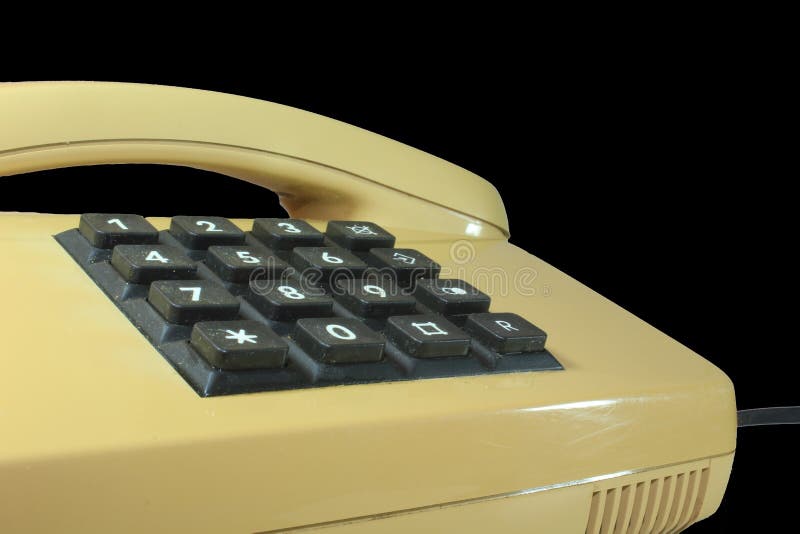 Analog key telephone stock photo. Image of finger, contact - 89668022