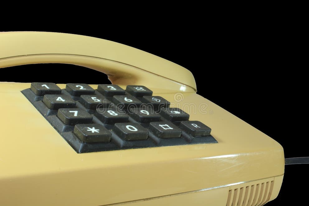 Analog key telephone stock photo. Image of finger, contact - 89668022