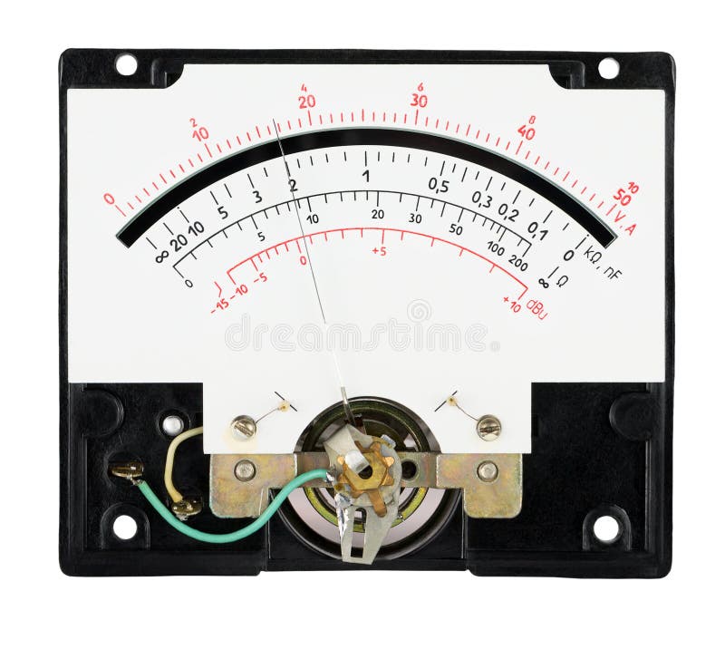 Analog multimeter scale stock photo. Image of ampere - 33127586