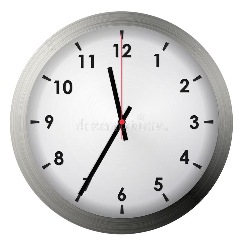 Seven Thirty Clock Stock Illustrations – 43 Seven Thirty Clock Stock ...