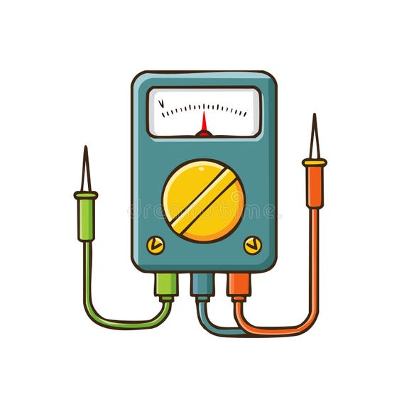 Analog Multimeter with Colorful Probes for Electrical Testing and ...