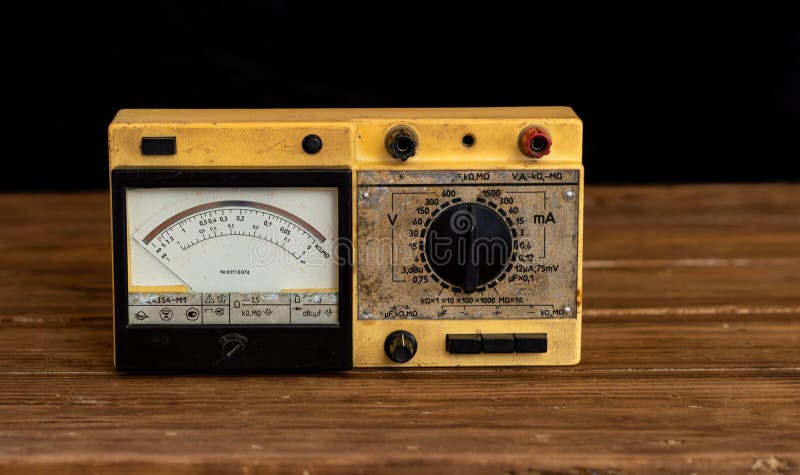 Analog Multimeter Volt-Ohm-milliammeter Stock Image - Image of ...