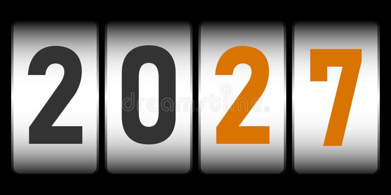 New Year counter stock vector. Illustration of meter - 12851612