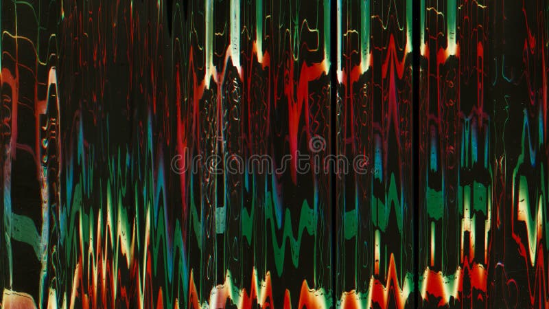 Analog Noise Overlay Color Distortion Glitch Waves Stock Image - Image ...