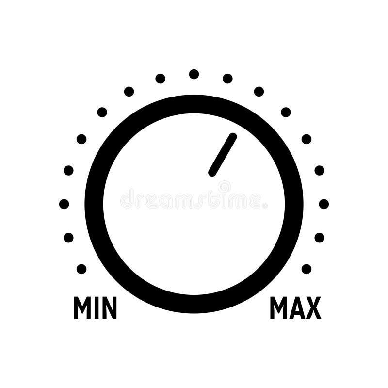 Analog regulator icon stock vector. Illustration of panel - 143930617