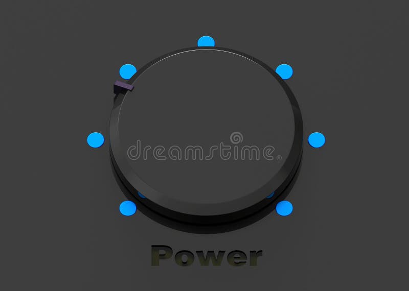 Analog Regulator. Power Control. Dial Knob for Level Adjustment. Volume ...
