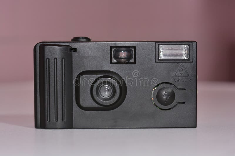 Analog Single Use Camera with Flash. Editorial Image - Image of analog ...