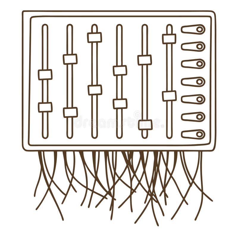 Control Panel Sketch Stock Illustrations – 1,809 Control Panel Sketch ...