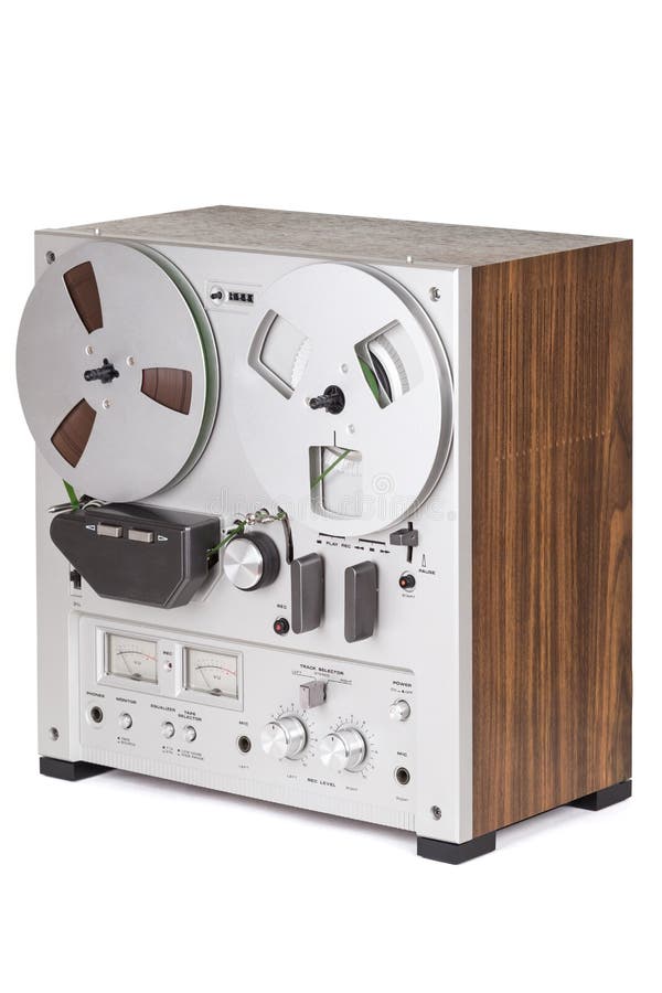 Reel to reel recorder stock photo. Image of analogue - 35694960