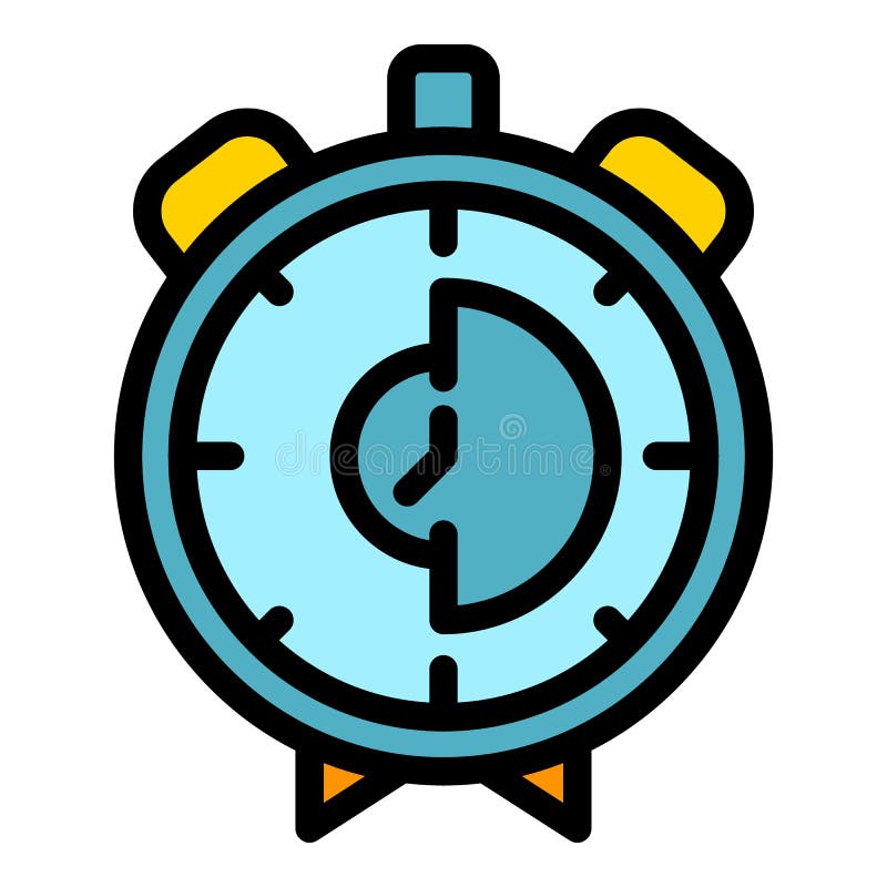 Analog Stopwatch Icon Color Outline Vector Stock Vector - Illustration ...