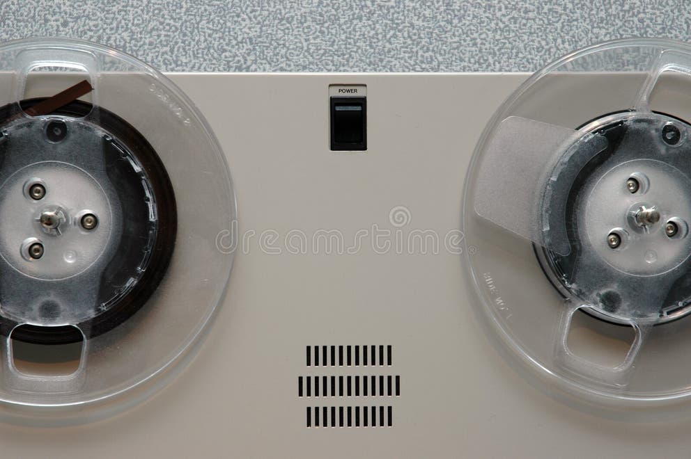 Analog Tape Machine Closeup Stock Image - Image of radio, audio: 71469