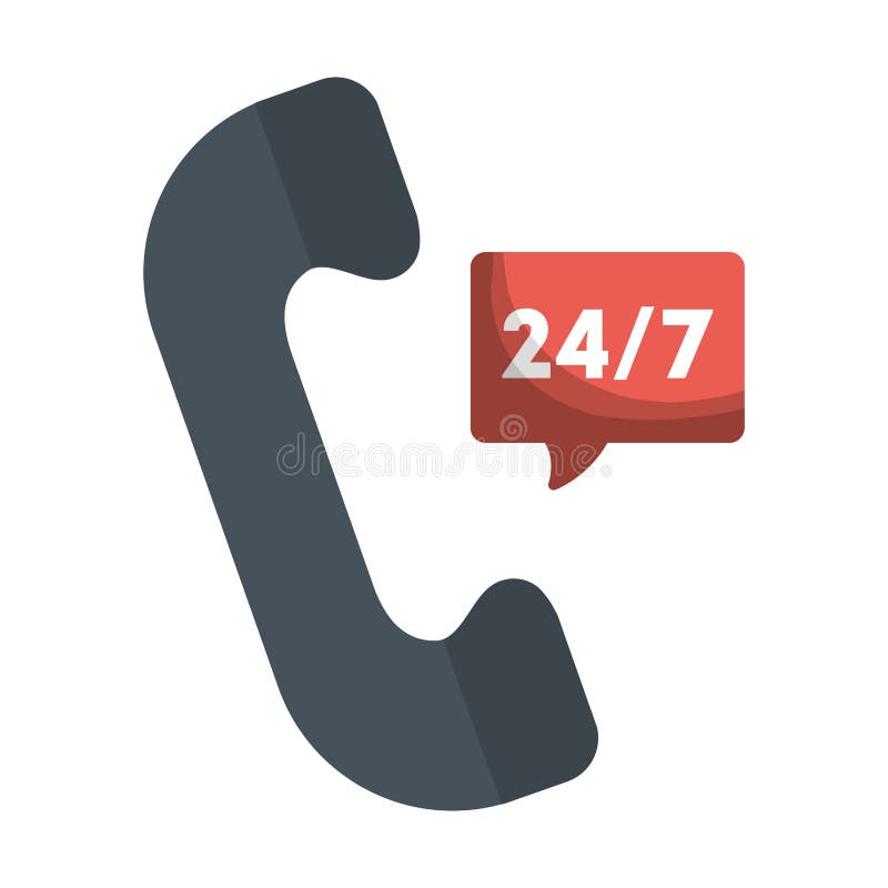 Analog Telephone Icon Image Stock Vector - Illustration of contact ...