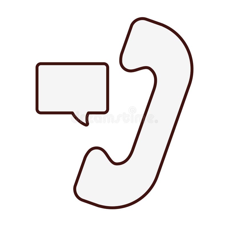 Analog Telephone Icon Image Stock Vector - Illustration of digital ...