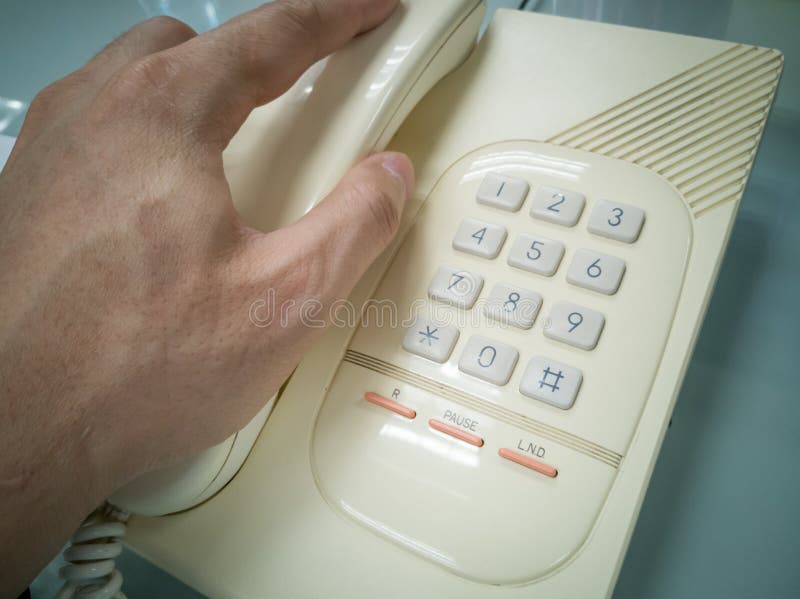 Analog Telephone in Retro Theme Stock Photo - Image of communication ...