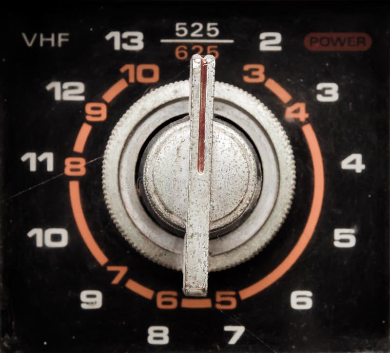 Analog tv control panel stock image. Image of slider - 37776433