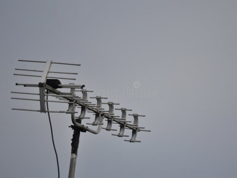 The Analog Television Signal Receiver Stock Photo - Image of light ...