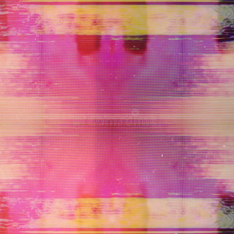 Analog TV Glitch Background Texture Stock Photo - Image of ripple ...