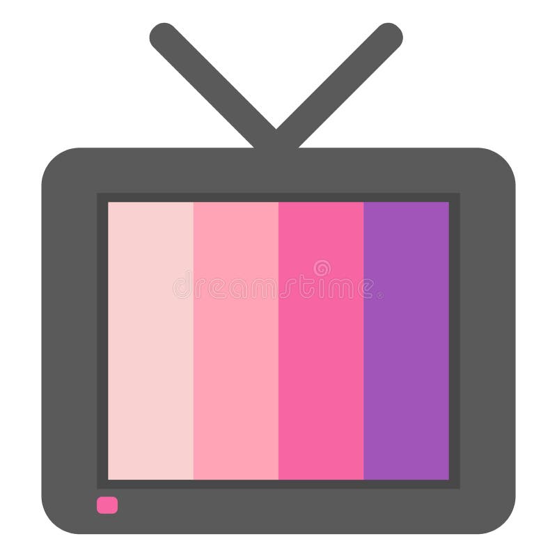 Analog TV or Television Icon for Website and App Interface. Stock ...