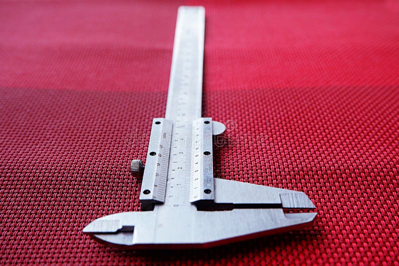 Analog Vernier Caliper stock photo. Image of background - 211677026