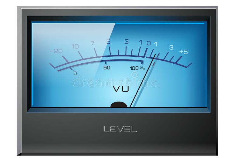 Analog Vu Meter Blue Stock Illustrations – 4 Analog Vu Meter Blue Stock ...