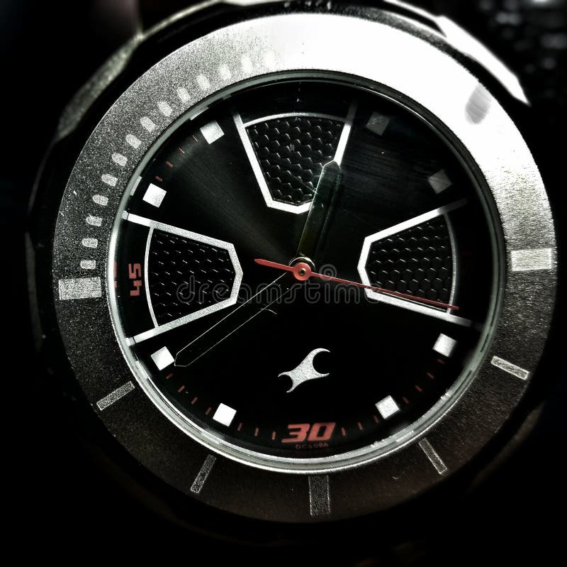 Analog Watch with Lighting Effects Stock Photo - Image of dispersion ...