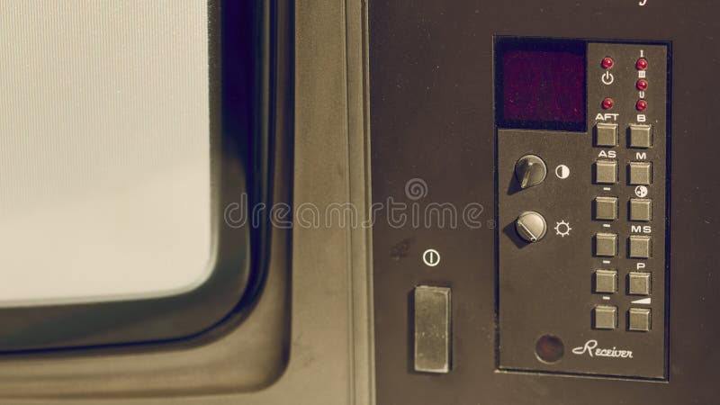 Analogue Button Panel Retro Television Stock Photos - Free & Royalty ...