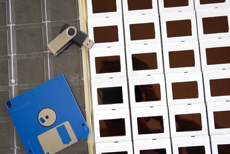 Analogue and Digital Media - Storage Media Stock Photo - Image of drive ...