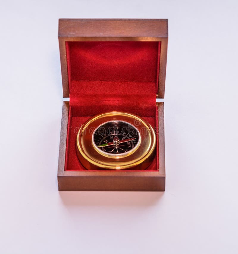 Compass on the map stock image. Image of point, lost - 104830299